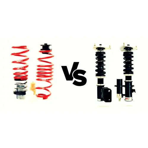 Performance Showdown: Lowering Springs vs Coilovers Comparison | TunerGenix